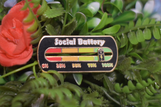 Sliding Social Battery Pin – Bibipins